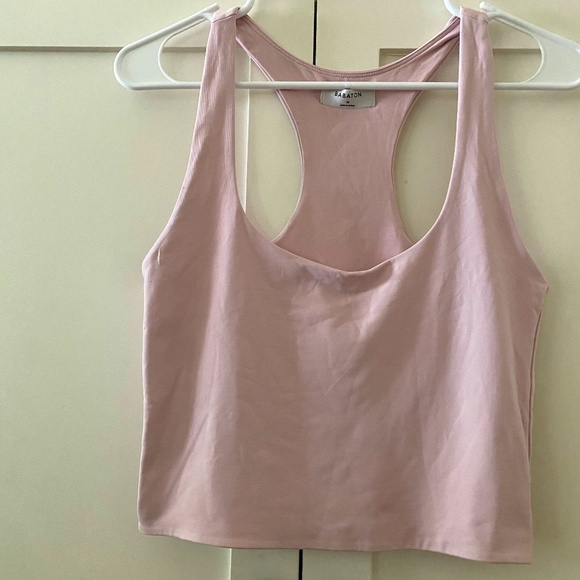 Aritzia | Tops | Aritzia Babaton Light Pink Workout Top | Poshmark